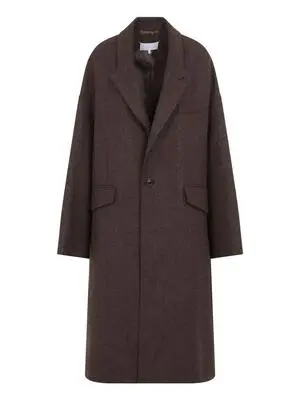 MAISON MARGIELA Oversized Cocooning Coat - Brown
