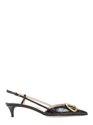 Valentino Garavani Vlogo Signature Slingback - Brown