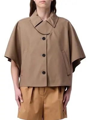 Max Mara MAX MARA Paggio Cotton Cape Brown