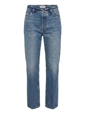 Miu Miu Cotton Denim Jeans - Multicolor