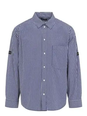 Balenciaga Oversized Shirt - Blue