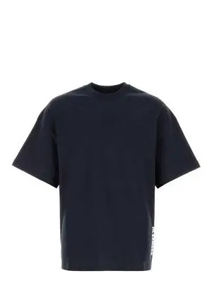 JIL SANDER Midnight Cotton T-shirt - Blue