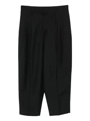 JIL SANDER Cropped Trousers - Black