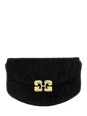 GANNI Lulu' Wallet On Chain - Black