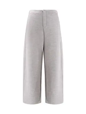 Max Mara Ebrien Wool And Cotton Trousers - Multicolor