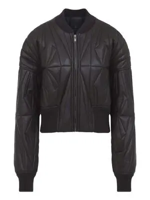 Moncler Geocamo Cropped Jacket - Gray