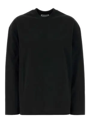 JIL SANDER Cotton T-shirt - Black