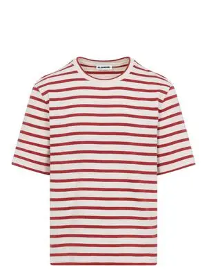 JIL SANDER Cotton T-shirt - Red