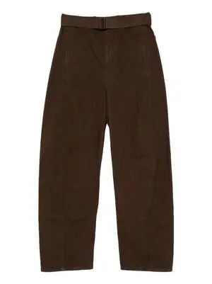 LEMAIRE Twisted Belted Trousers - Multicolor