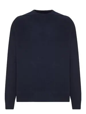 MAISON MARGIELA Virgin Wool Sweater - Blue