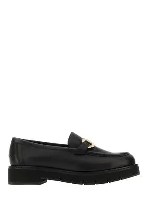 FERRAGAMO Maryan Calfskin Loafers - Multicolor
