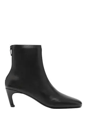TOTEME Leather Ankle Boots - Multicolor