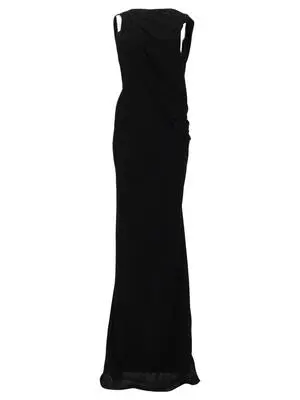 TOM FORD Draped Jersey Crêpe Evening Dress - Black
