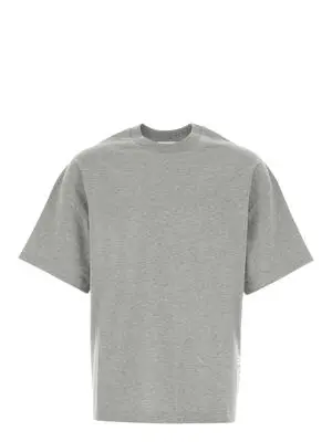JIL SANDER Grey Cotton T-shirt - Gray