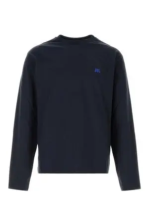 JIL SANDER Midnight Cotton T-shirt - Blue
