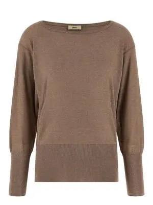 HERNO Herno Lamé And Sequin Embellished Sweater