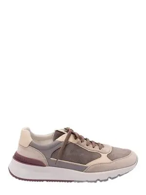 Brunello Cucinelli Low-top Leather Sneakers - Brown