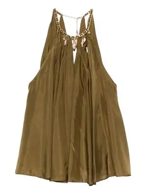 Zimmermann Mahon Silk Halterneck Top - Multicolor