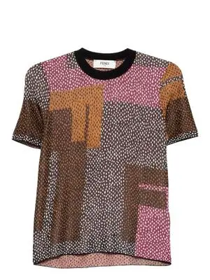 Fendi Peppered Falena` Sweater - Multicolor