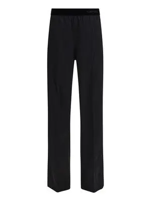 TOM FORD Stretch Silk Satin Pants - Black