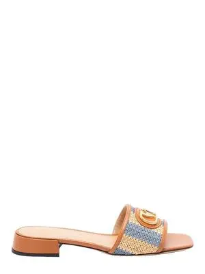 Valentino Garavani Vlogo Signature Slides - Multicolor