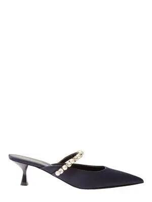 Stella McCartney Elsa Pearl And Crystal Mules - Multicolor