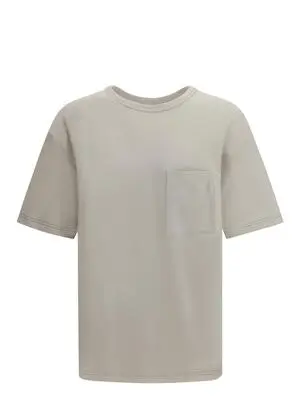 LEMAIRE Cotton Blend T-shirt - Cream