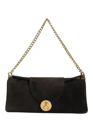 Versace Leather Clutch Bag - Brown