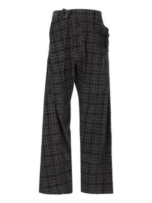 VIVIENNE WESTWOOD Drunken Cotton Pants - Gray