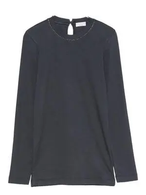 Brunello Cucinelli Cotton Crewneck Sweater - Multicolor