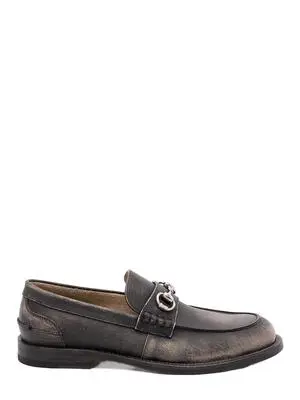 Gucci Leather Horsebit Loafers - Multicolor
