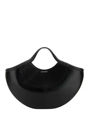 Alexander McQueen Leather The Cove Shopping Bag - Black