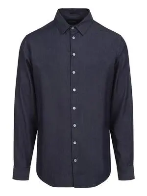Giorgio Armani Cotton Shirt - Blue