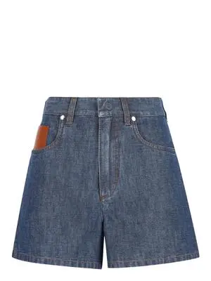 Fendi Fendi Women Denim Shorts Multicolor