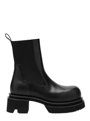 Rick Owens Bogun Leather Boots - Black