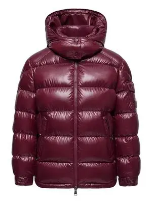 Moncler Maire Short Down Jacket With Hood - Brown