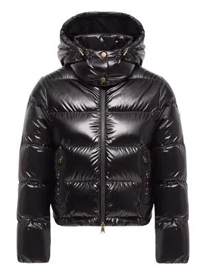 Moncler Niveole Short Nylon Down Jacket - Black