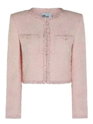 SELF-PORTRAIT Bouclé Short Jacket - Multicolor