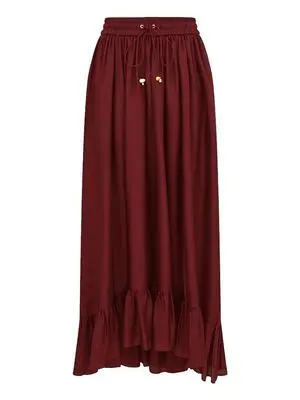 Zimmermann ZIMMERMANN Silk Maxi Skirt Multicolor