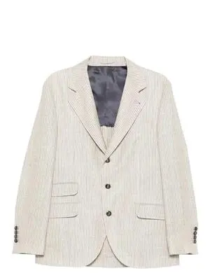 Brunello Cucinelli Deconstructed Blazer - Multicolor