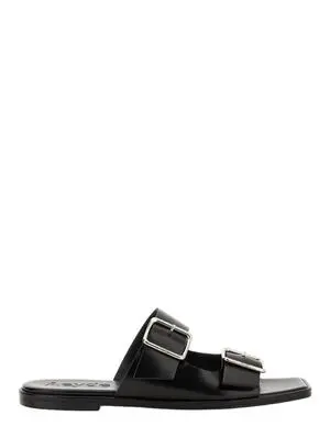 AeydĒ Tonya Leather Sandals - Black