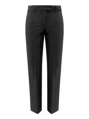 Max Mara Cotton Blend Trousers - Multicolor