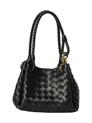 Bottega Veneta Bottega Veneta Parachute Woven Nappa Bag Black