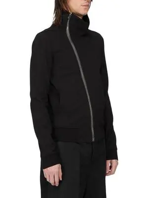 Rick Owens RICK OWENS Bauhaus Zip-Up Hoodie Jogger Black