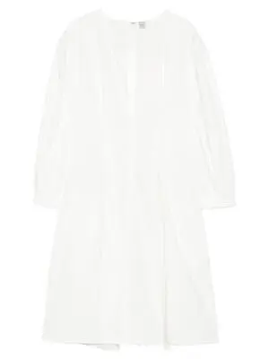 TOTEME Balloon Sleeve Cotton Dress - Multicolor