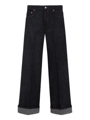 Burberry Straight Leg Jeans - Multicolor