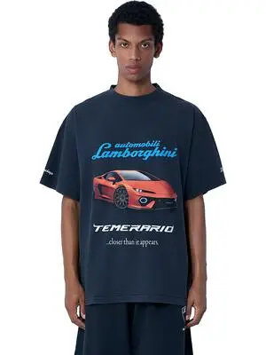 BALENCIAGA X LAMBORGHINI Automobili Lamborghini T-shirt - Black