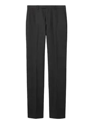 Gucci Wool Straight-leg Trousers - Multicolor