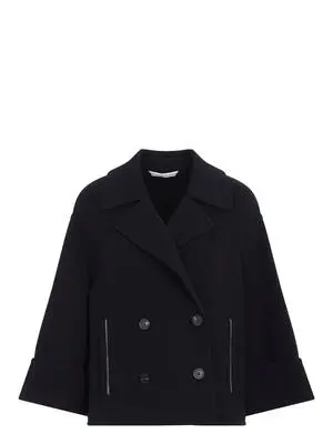 Peserico Wool Shortcoat - Blue