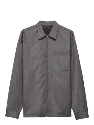 Prada Wool Shirt Jacket - Multicolor